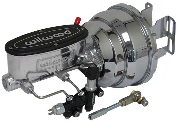 1964-72 Pontiac GTO Chrome Power Brake Booster with Wilwood Master Cyl