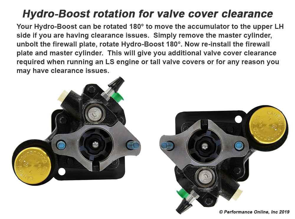 1947-55 Chevy, GMC Truck Hydro Power Brake Boost Kit, Frame Mount