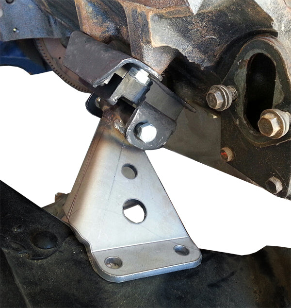 1955-57 Chevy Belair V-8 Motor Mount Bracket Kit with Mounts, Side Mou