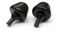 GM Style Upper Control Arm Bump Stop Set, Pull Through Type, Poly Uret